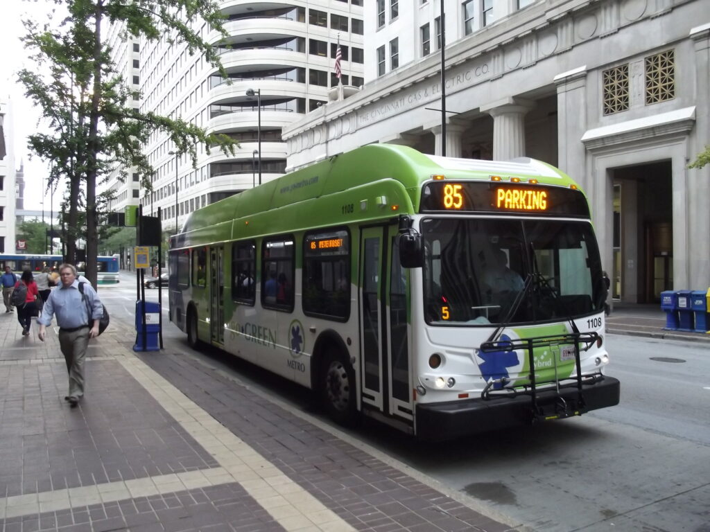 ¿Cómo tomar el bus en Cincinnati?